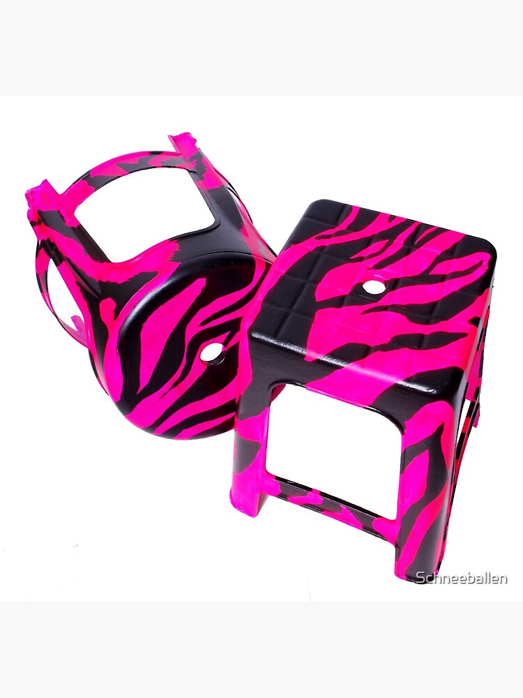 "hot pink zebra chairs" Poster for Sale by Schneeballen | Redbubble