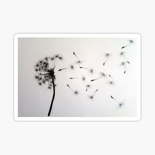 "Dandelion" Sticker for Sale by kaur22 | Redbubble