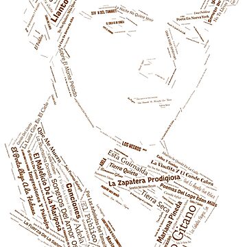 "Federico Garcia Lorca - Word Collage with +70 Books, Plays, Poems ...