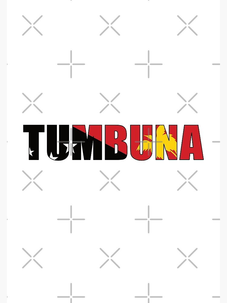"Tumbuna with Papua New Guinea Flag" Poster for Sale by PNG-pikinini ...