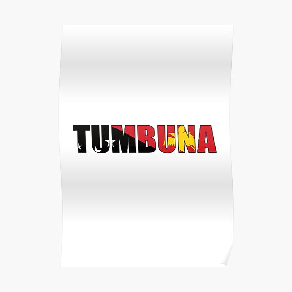 "Tumbuna with Papua New Guinea Flag" Poster for Sale by PNG-pikinini ...