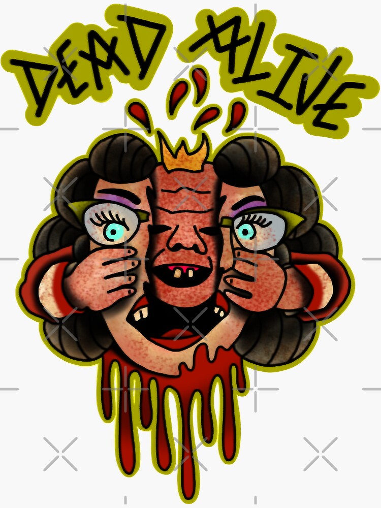 "Dead horror alive chibi" Sticker for Sale by BowersWanda | Redbubble