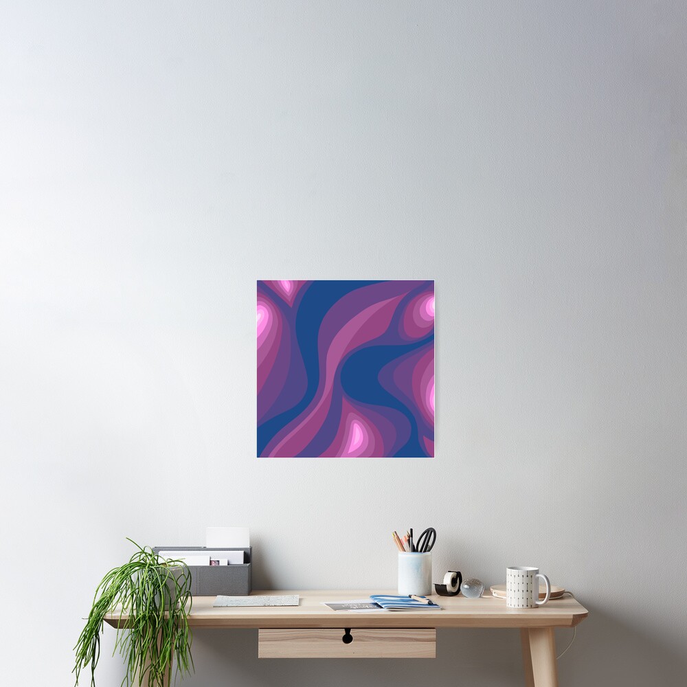 "Vibey purple" Poster for Sale by ARTyScarlett | Redbubble