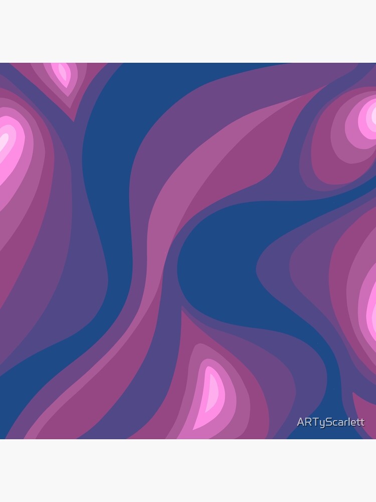 "Vibey purple" Poster for Sale by ARTyScarlett | Redbubble