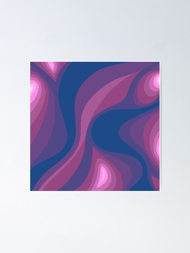 "Vibey purple" Poster for Sale by ARTyScarlett | Redbubble