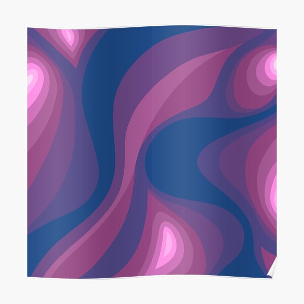 "Vibey purple" Poster for Sale by ARTyScarlett | Redbubble