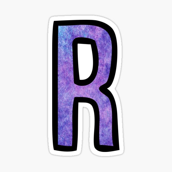 "Letter R" Sticker for Sale by ABSDesigns | Redbubble
