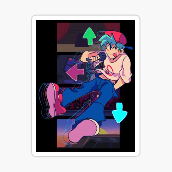 "FNF" Sticker by K2ARIS | Redbubble