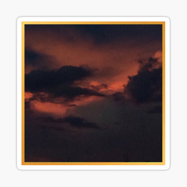 "Napalm Skies" Sticker for Sale by LawrCity | Redbubble