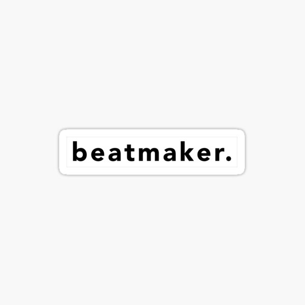 "Beatmaker Sticker" Sticker for Sale by Bae2021 | Redbubble