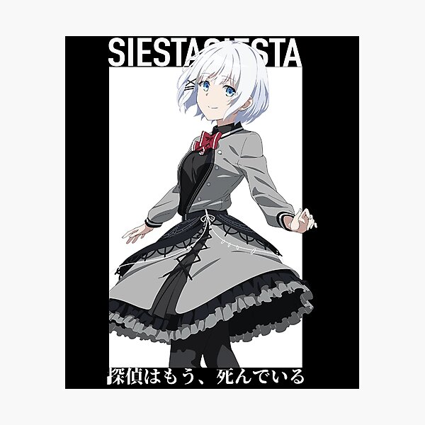 "the detective is already dead anime - siesta" Photographic Print by ...