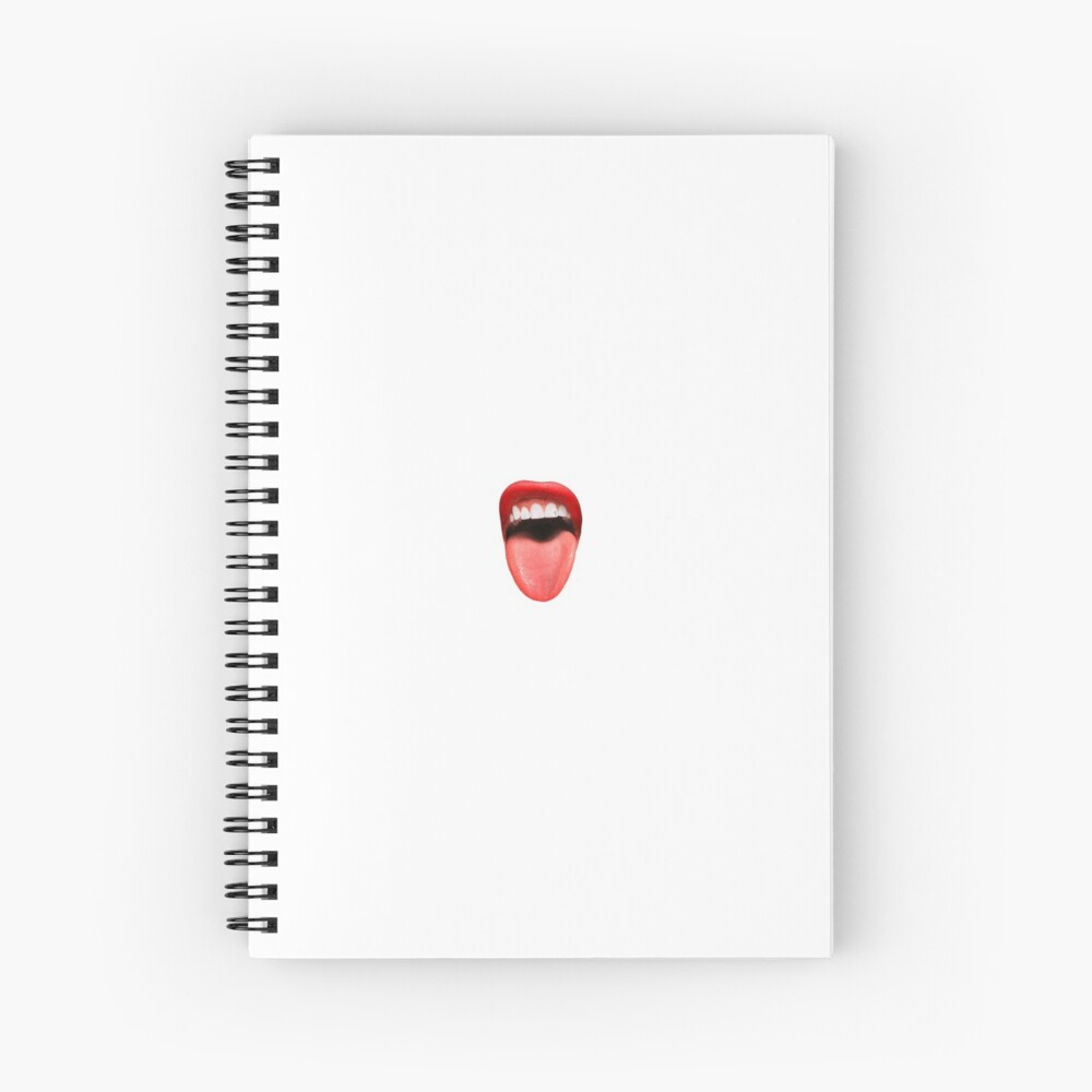 "Megan Thee Stallion tongue logo" Spiral Notebook by andyrewth | Redbubble