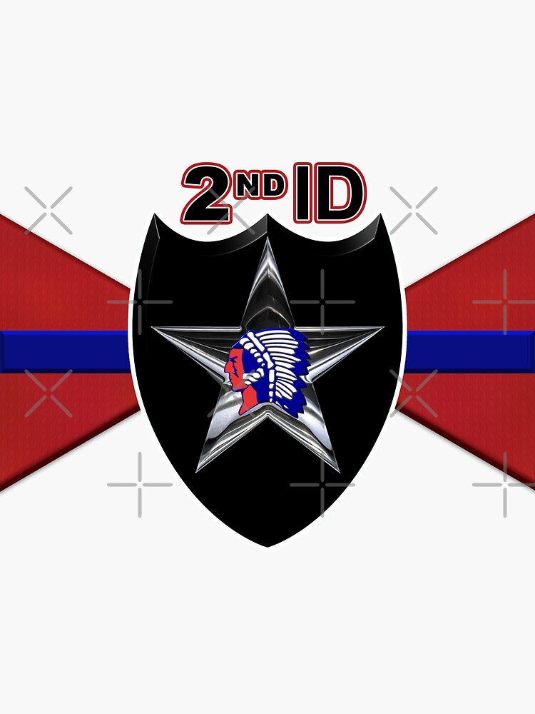 "2nd Infantry Division “2ID Custom Design”" Sticker for Sale by ...