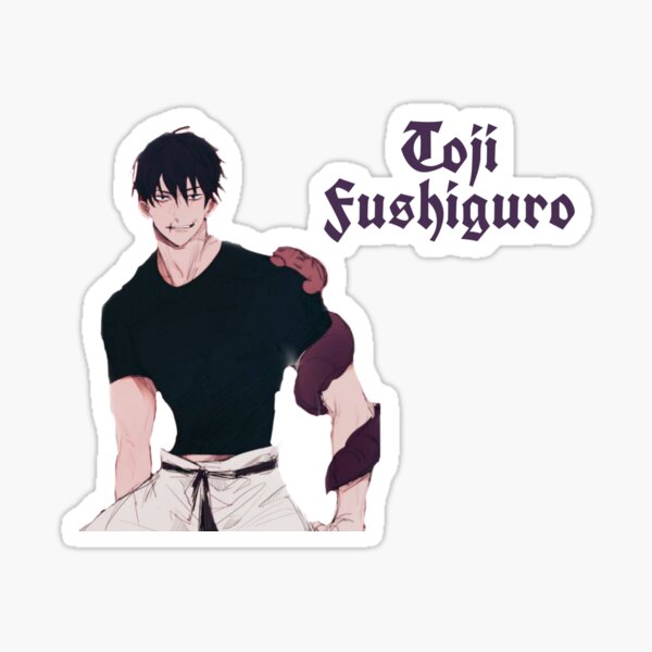 "Toji Fushiguro " Sticker by BitterSweet2020 | Redbubble