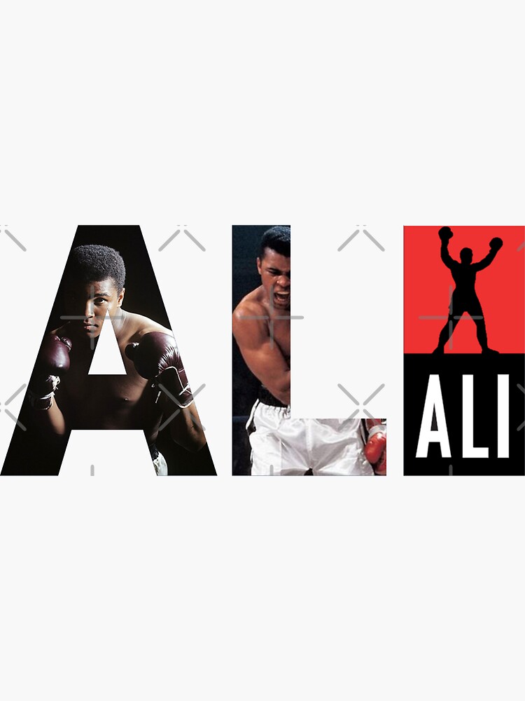 "Muhammad Ali " Sticker by Petar1989 | Redbubble