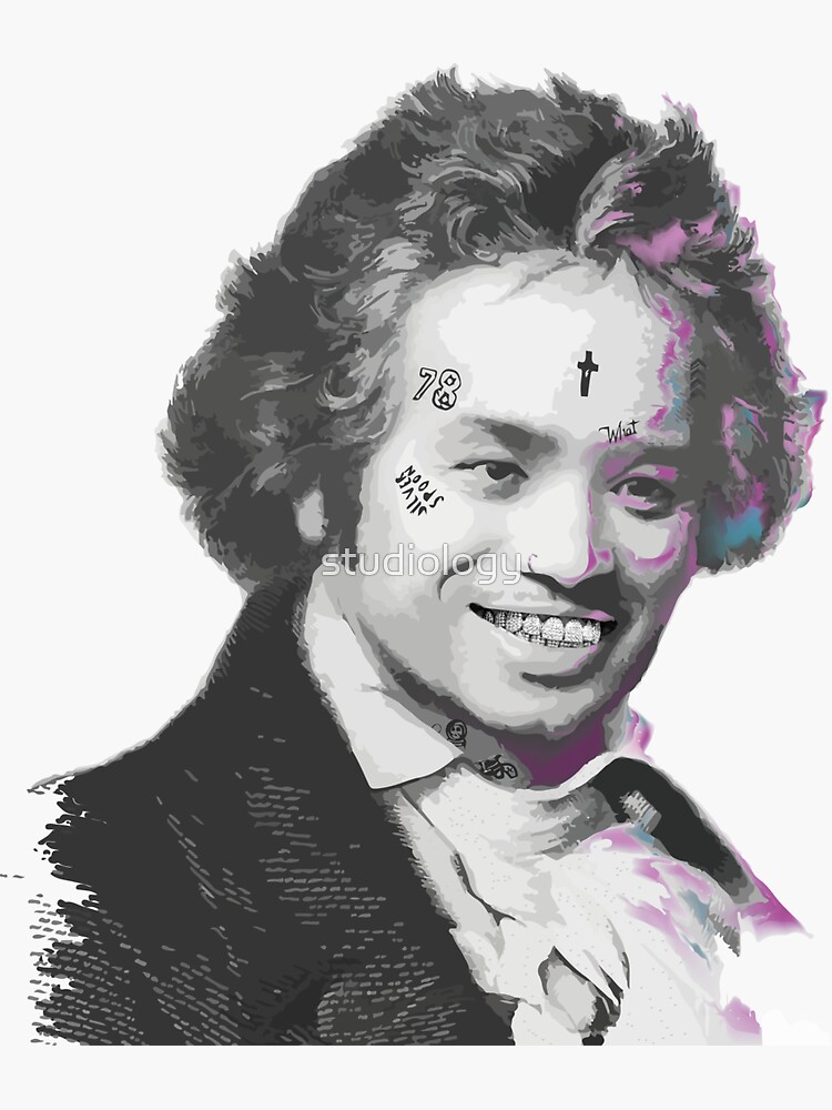 "Beathoven - Beethoven Rap Star Version" Sticker for Sale by studiology ...