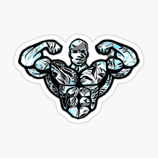 "Bodybuilding " Sticker for Sale by KevenTees | Redbubble