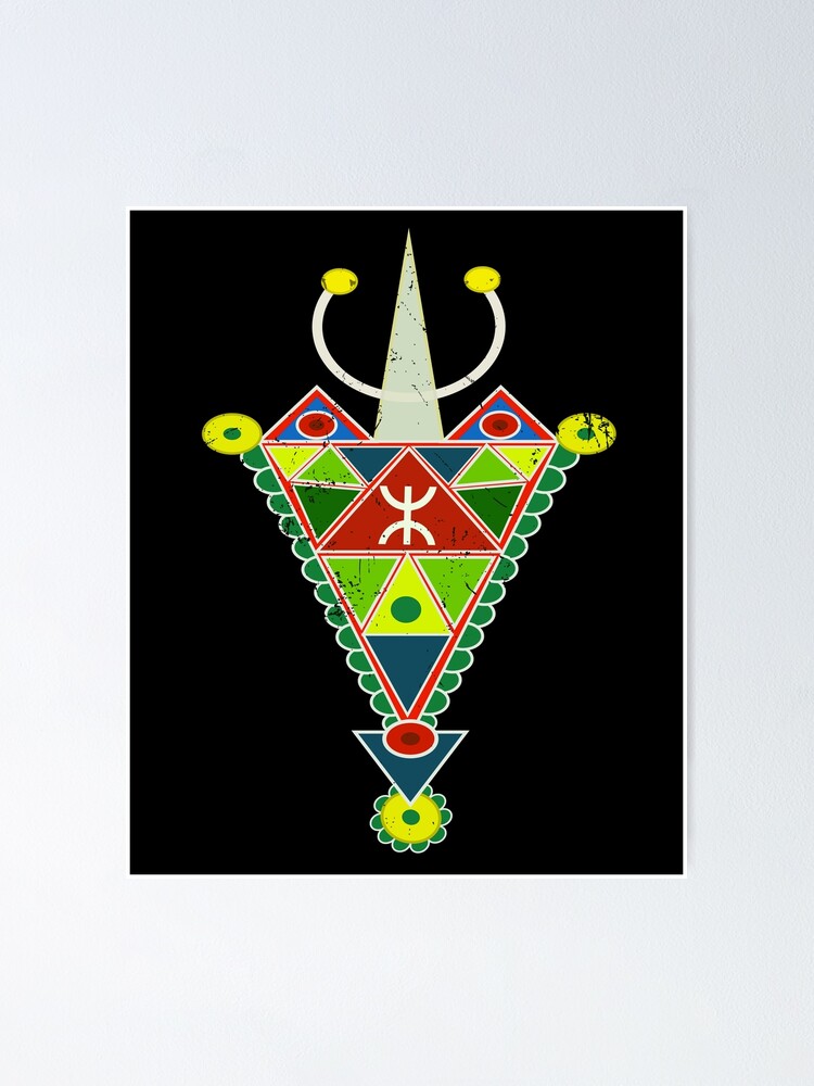 "Beautiful Women Amazigh Berber fibula" Poster for Sale by redodaha ...