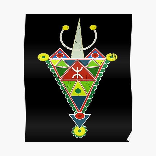 "Beautiful Women Amazigh Berber fibula" Poster for Sale by redodaha ...