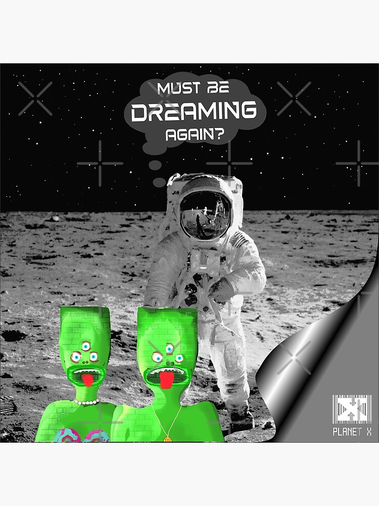 "Spaceman Alien Space Moon Landing Memes" Photographic Print by ...