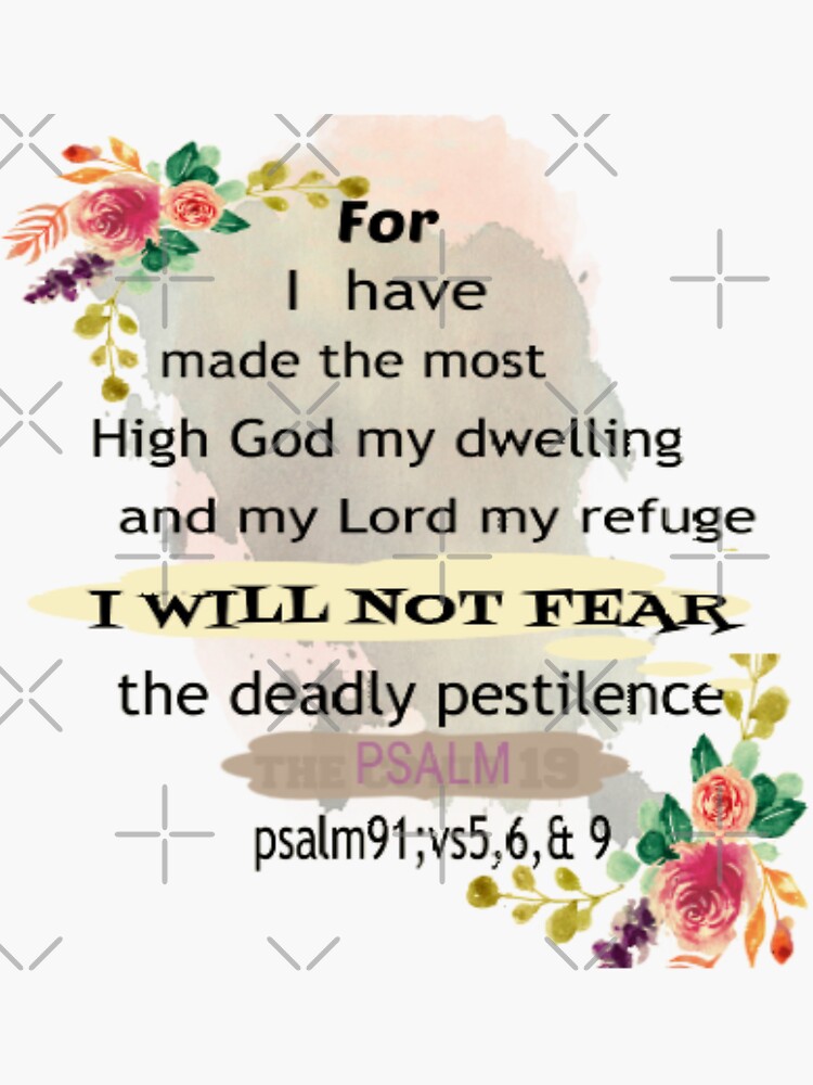 "PSALM 91" Sticker by mwarania24 | Redbubble