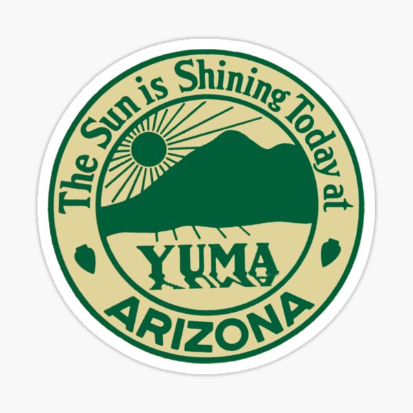 "Yuma Arizona Design" Sticker for Sale by zsonn | Redbubble