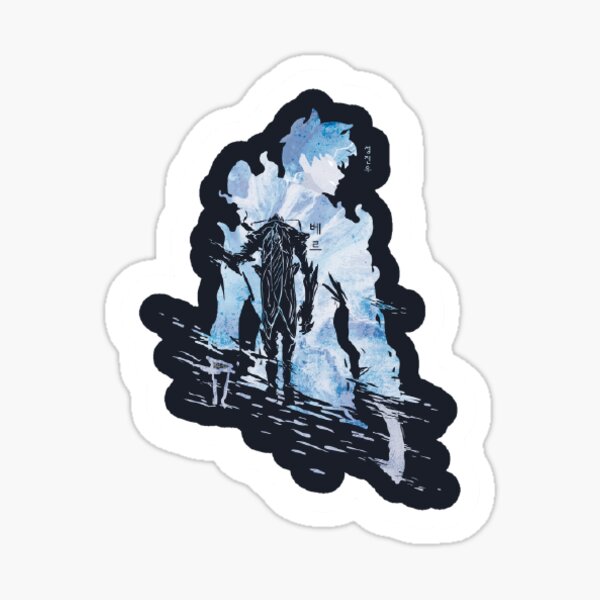 "Solo leveling Sticker" Sticker for Sale by GaraaMarshall | Redbubble