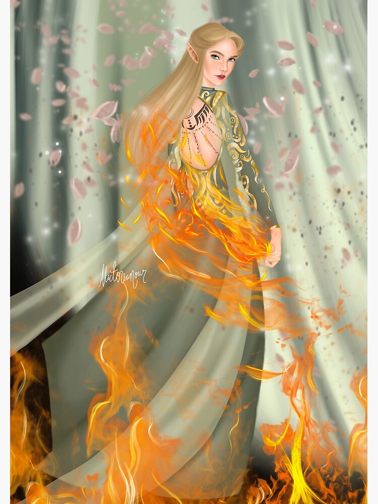 "Aelin Galathynius Queen of Terrasen " Poster by victorianour | Redbubble