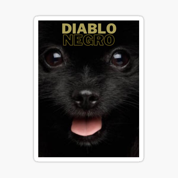 "Black devil photo sticker" Sticker for Sale by Medoficial | Redbubble