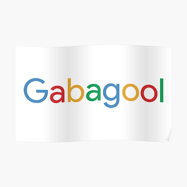 "Gabagool Google" Poster by EdwardHelle | Redbubble
