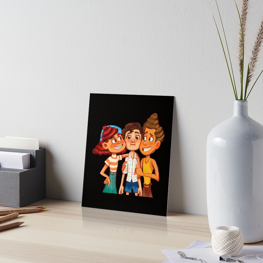 "Luca and Alberto and Giulia" Art Board Print for Sale by ...