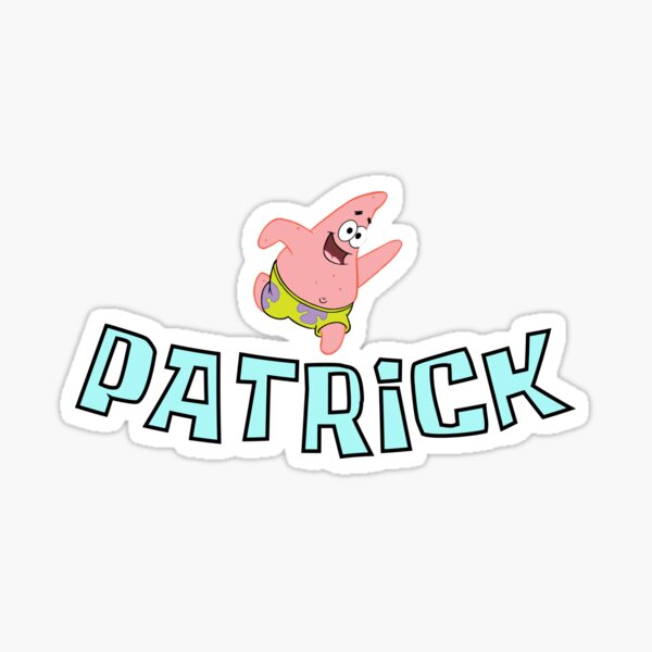 "Patrick Star" Sticker for Sale by YodaJuan4Me | Redbubble