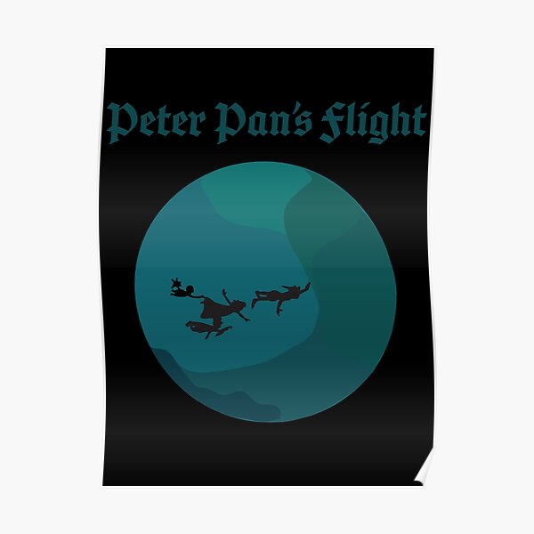 "Peter Pan's Flight Ride Design" Poster for Sale by carrdesigns21 ...