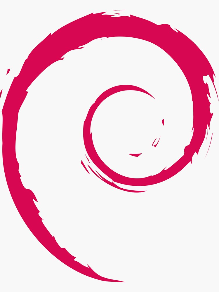 "Debian Logo" Sticker for Sale by Blake416 | Redbubble