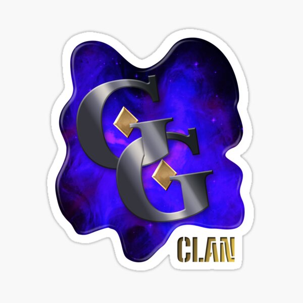 "GG Clan Logo" Sticker by sallyatwork | Redbubble