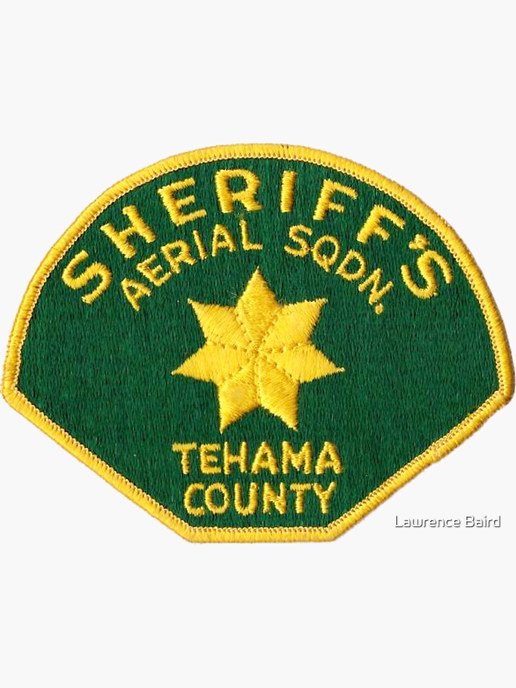 "Tehama County Sheriff Aerial Squadron" Sticker for Sale by ...