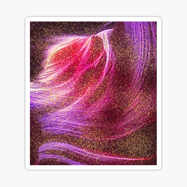 "Pink with sparkles" Sticker for Sale by GE-design | Redbubble