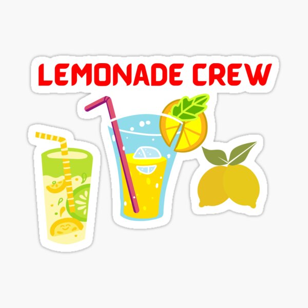 "Lemonade Crew" Sticker by cbarre | Redbubble