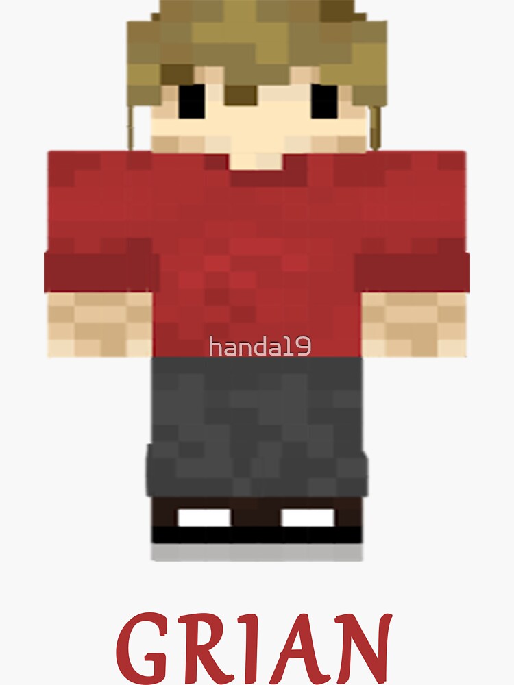 "GRIAN" Sticker for Sale by handa19 | Redbubble
