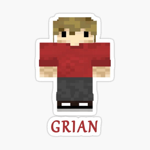 "GRIAN" Sticker for Sale by handa19 | Redbubble