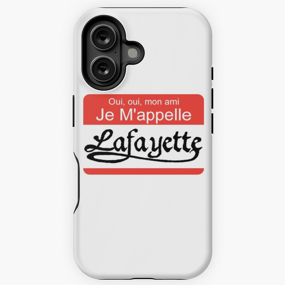 "Lafayette Name Tag" Sticker for Sale by Kirby Toshi | Redbubble