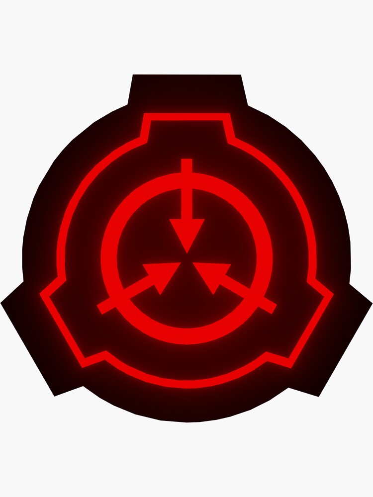 "Red SCP Foundation" Sticker for Sale by Saikos | Redbubble