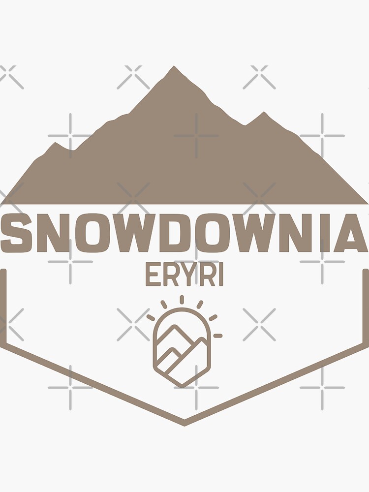 "Eryri Snowdonia" Sticker for Sale by art-fox | Redbubble
