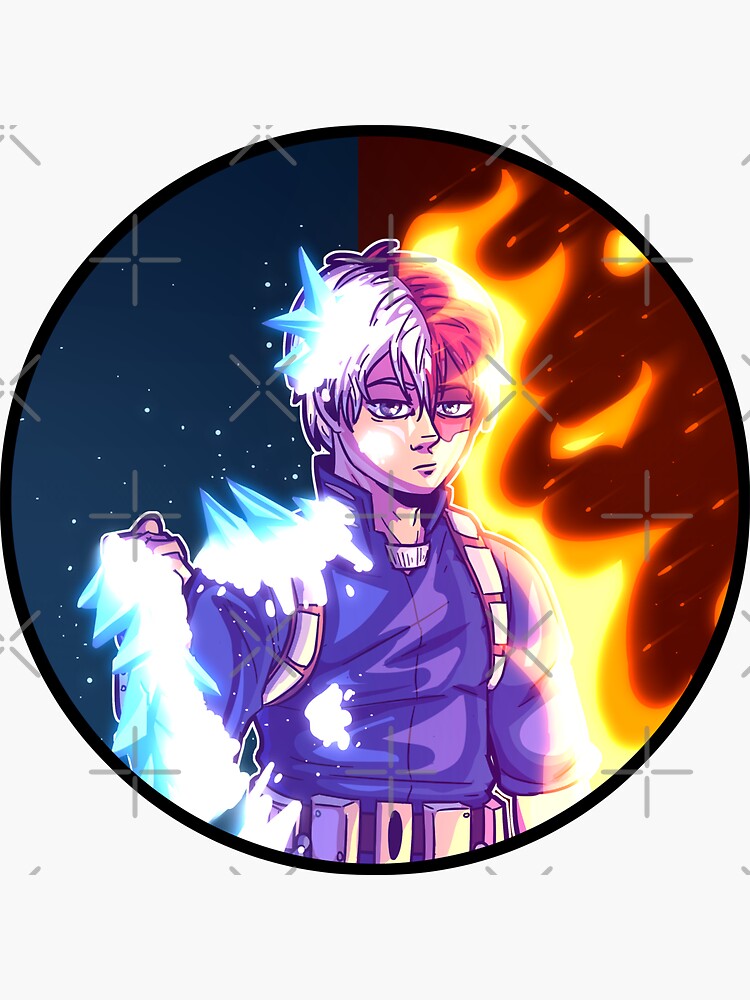 "Shoto" Sticker by StivenwithanI | Redbubble