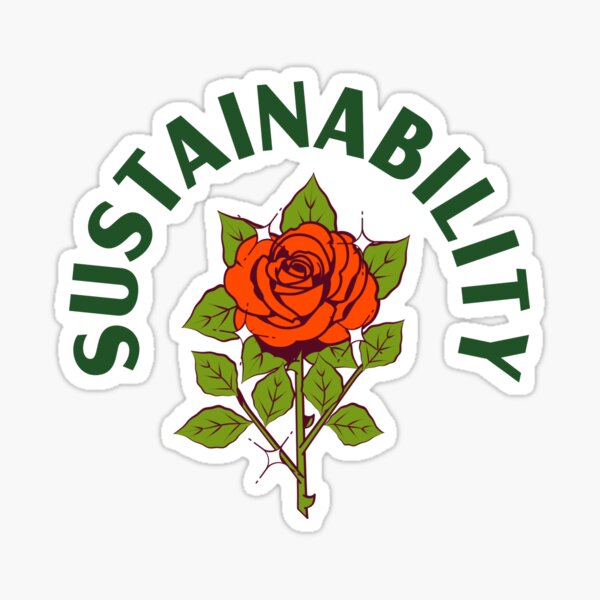 "Sustainability" Sticker by pixelplaza | Redbubble