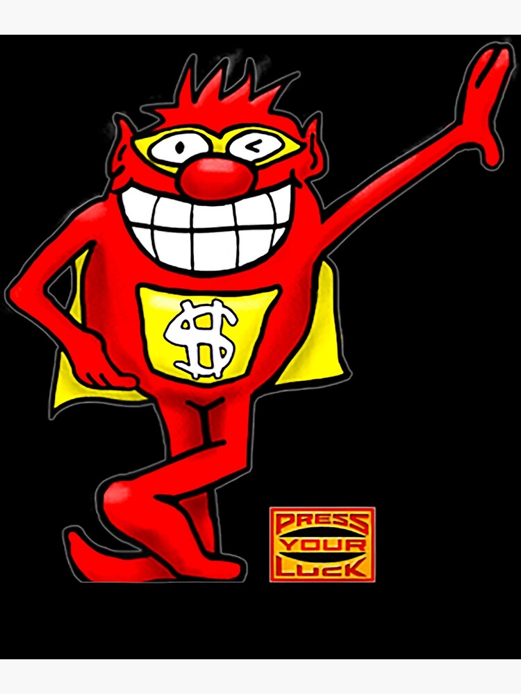 "BUZZR Press Your Luck Whammy " Poster for Sale by Slipwaymasons ...