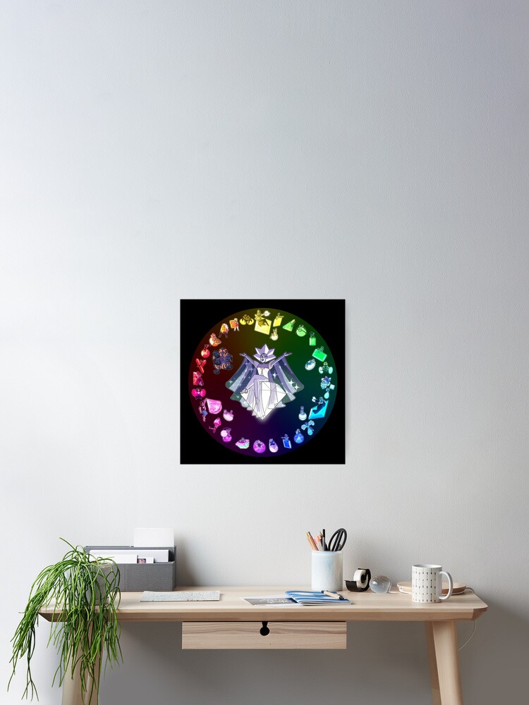 "Steven Universe - All Gems (Color Wheel)" Poster for Sale by ...