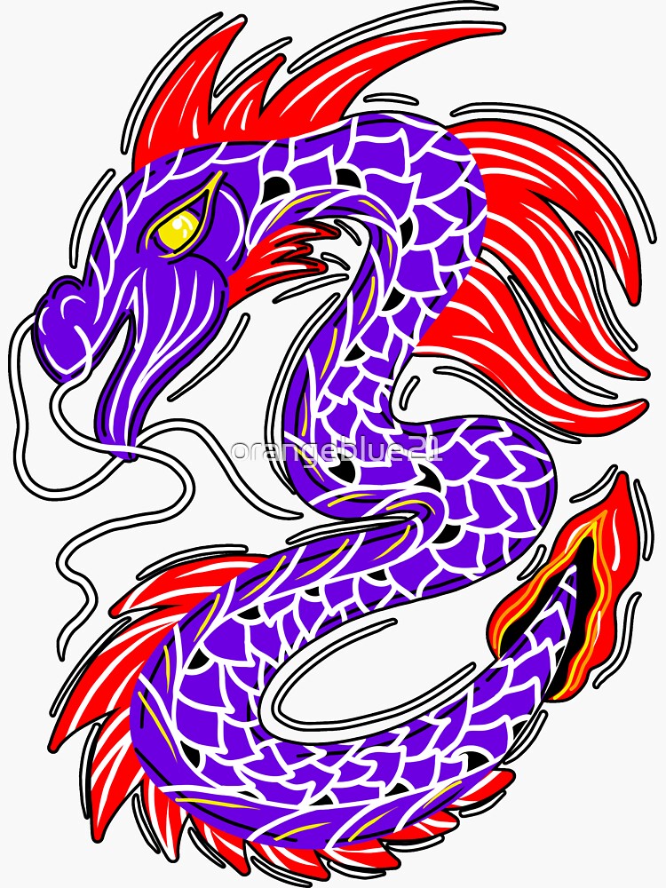"Chinese Mandala Dragon - Mythological Creature, Asian Art Dragon ...