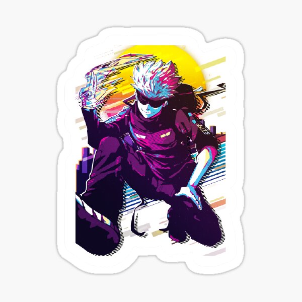 "Gojo Satoro jujutsu kaisen Stickers" Sticker for Sale by GaraaMarshall ...