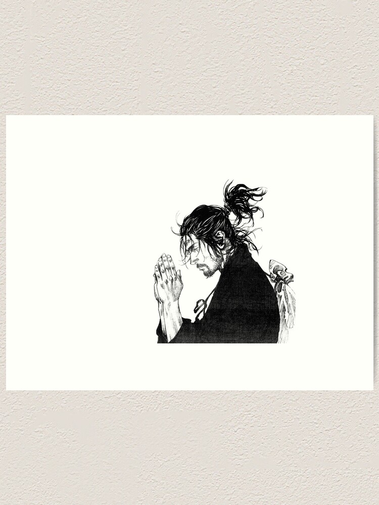 "miyamoto musashi praying" Art Print for Sale by ABU-HASBROWN | Redbubble